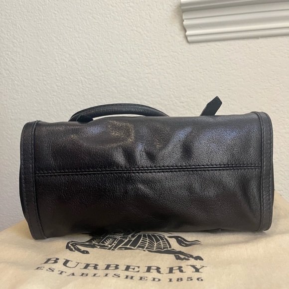 Burberry | Bags | Burberry Black Leather Handbag | Poshmark